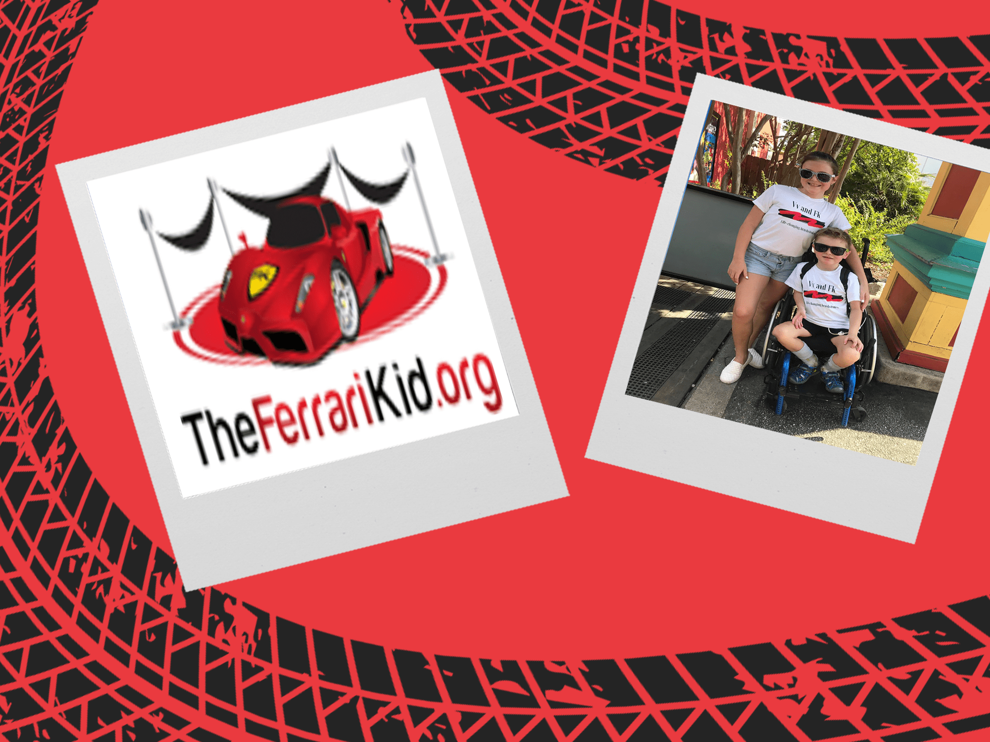 Noisy Trumpet Supports the Child Cancer Organization the Ferrari Kid